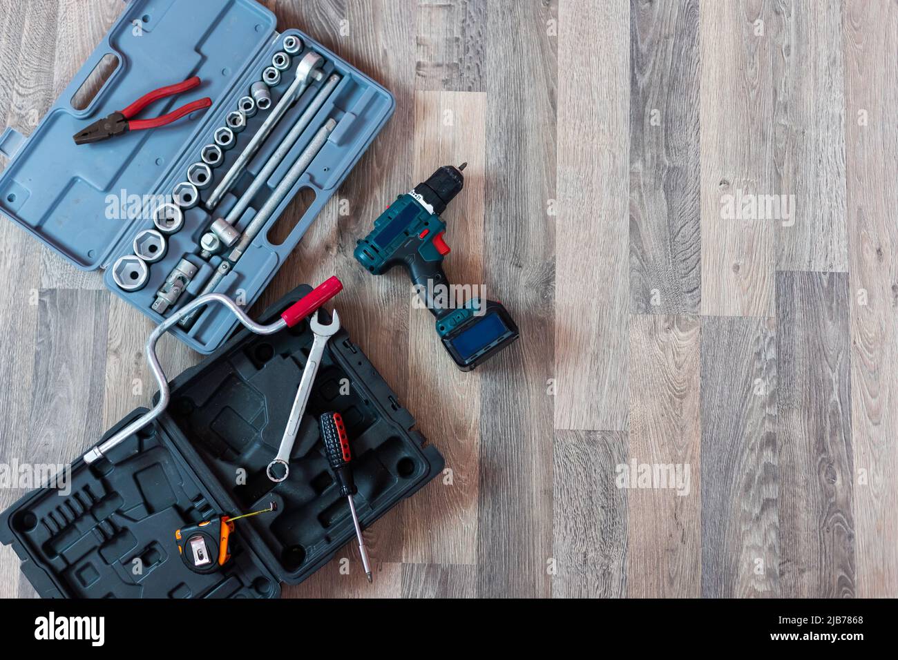 Metal work tools hanged hi-res stock photography and images - Alamy
