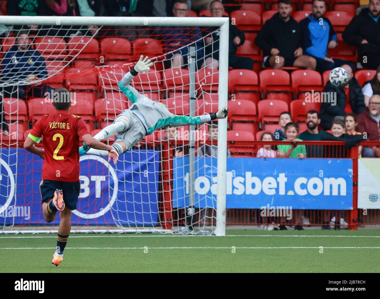 Inver Park, Larne, County Antrim, Northern Ireland, UK. 03 June 2022 ...