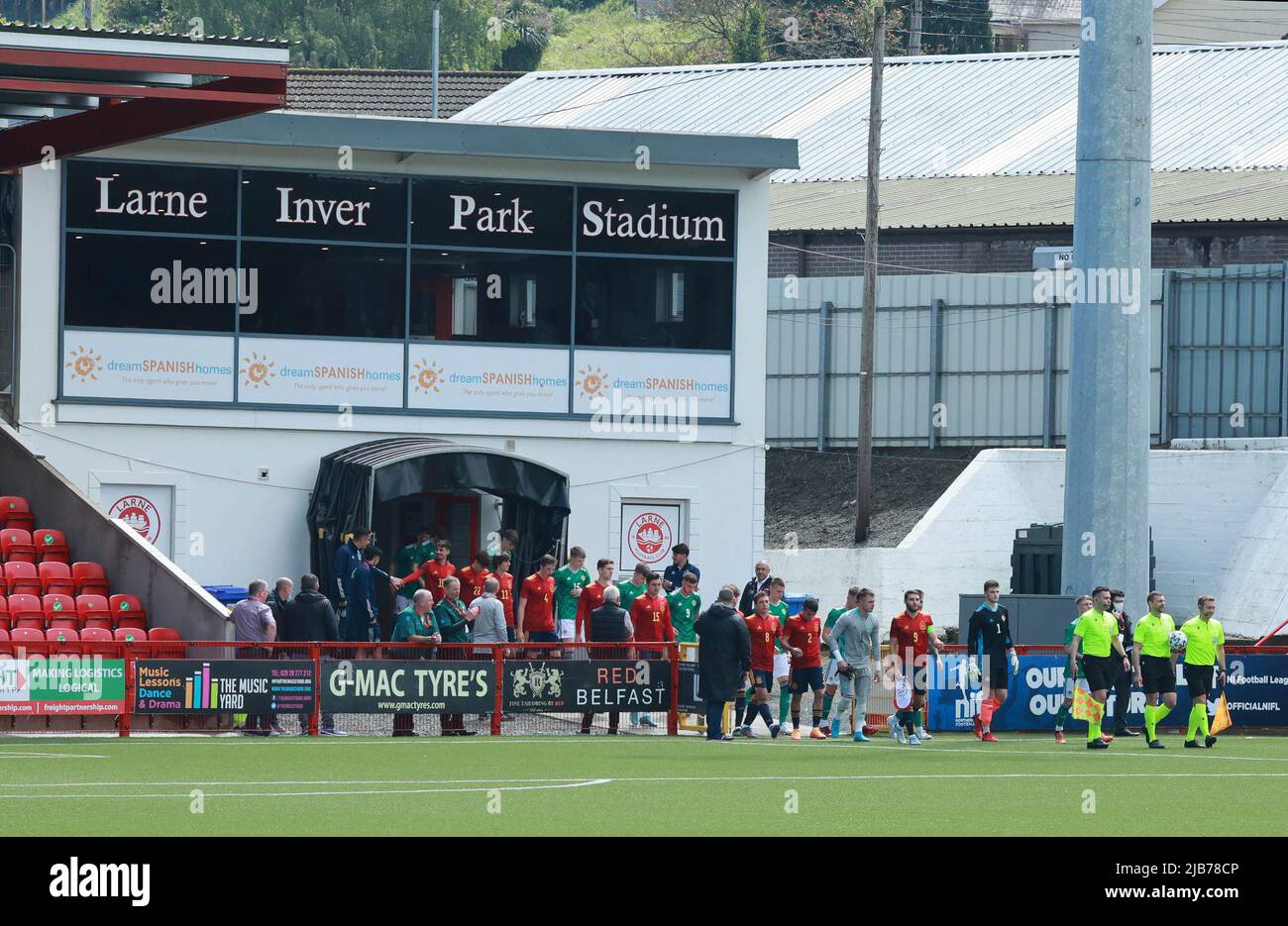 Inver Park, Larne, County Antrim, Northern Ireland, UK. 03 June 2022 ...