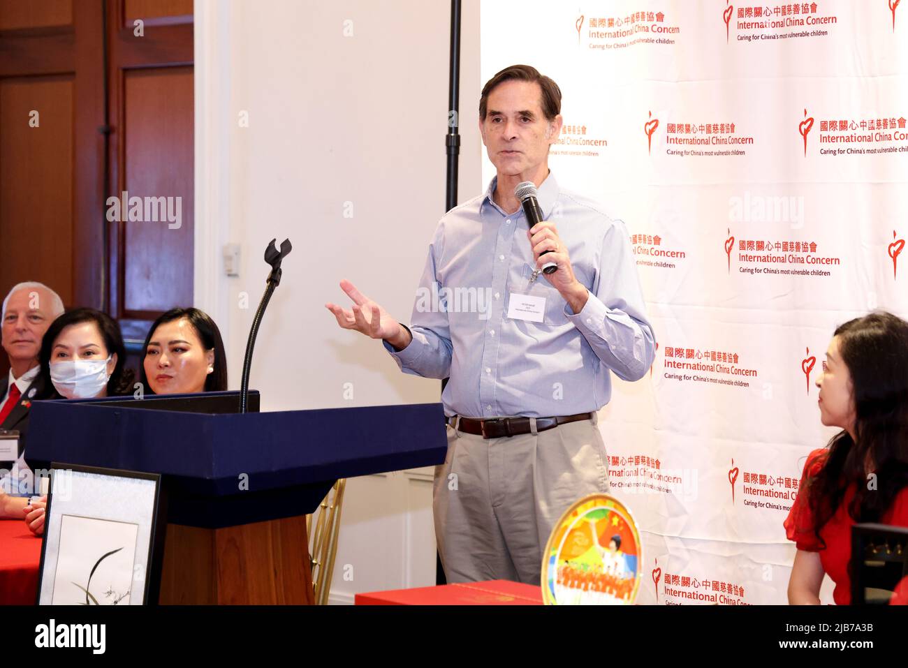 Yorba Linda, California, USA. 1st June, 2022. Dr. Mark Rafter, CEO of ...