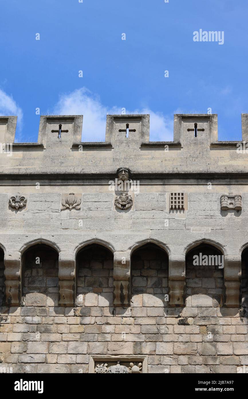 2 June 2022 - Windsor, England: Vertical image of Windsor Castle with ...