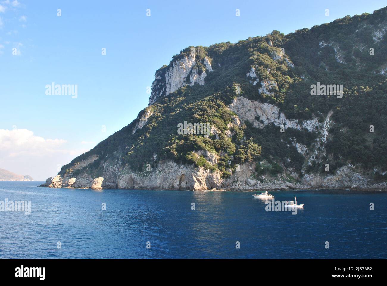 View the Capri from the boat Stock Photo - Alamy