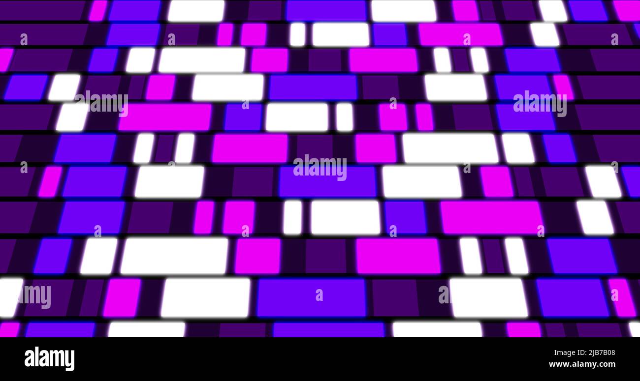 Image of rectangles changing colours in shades of violet Stock Photo ...