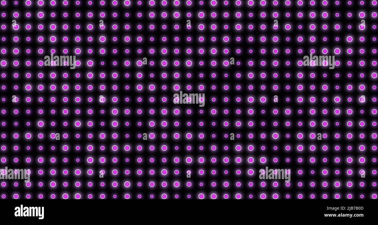Image of changing violet dots on black background Stock Photo - Alamy