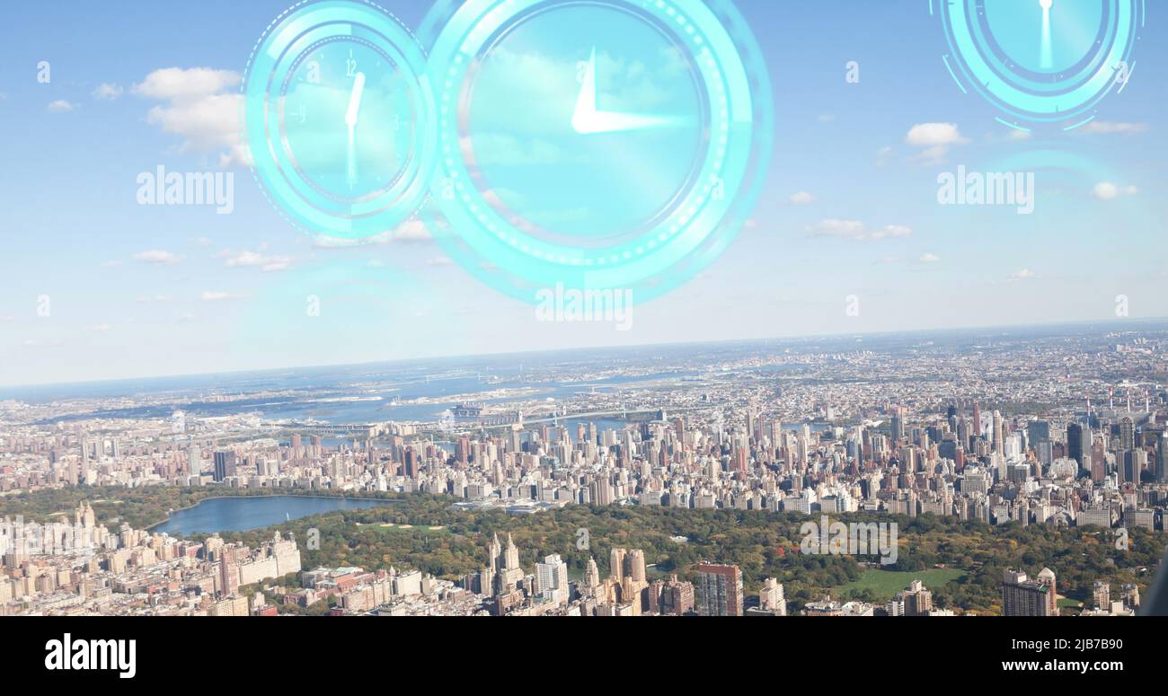 Clocks montage hi-res stock photography and images - Alamy