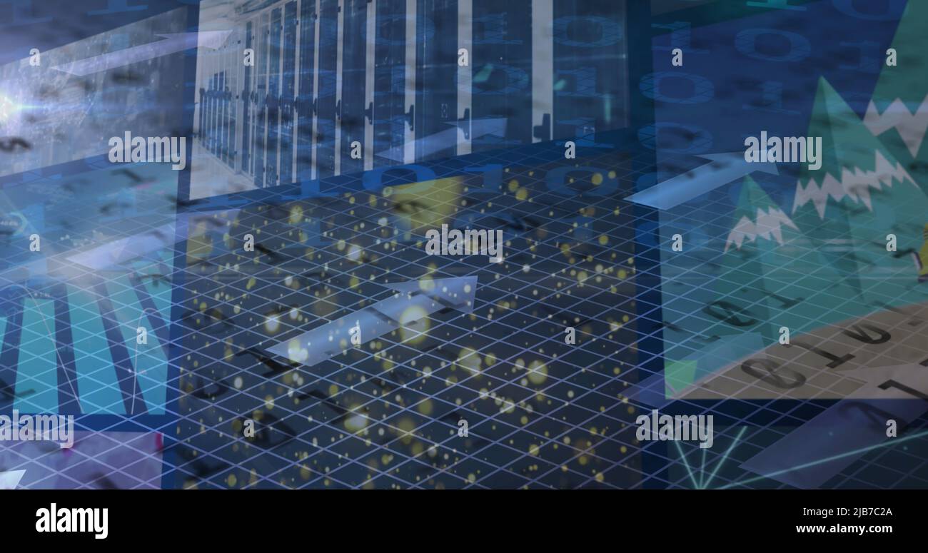 Image Of Networks Of Connections Binary Coding And Data Processing On
