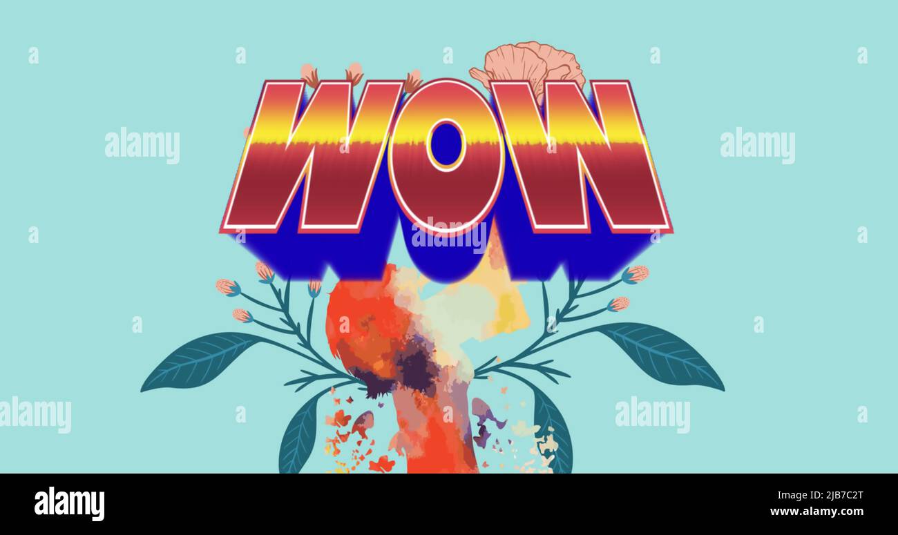 Wow alphabet hi-res stock photography and images - Alamy