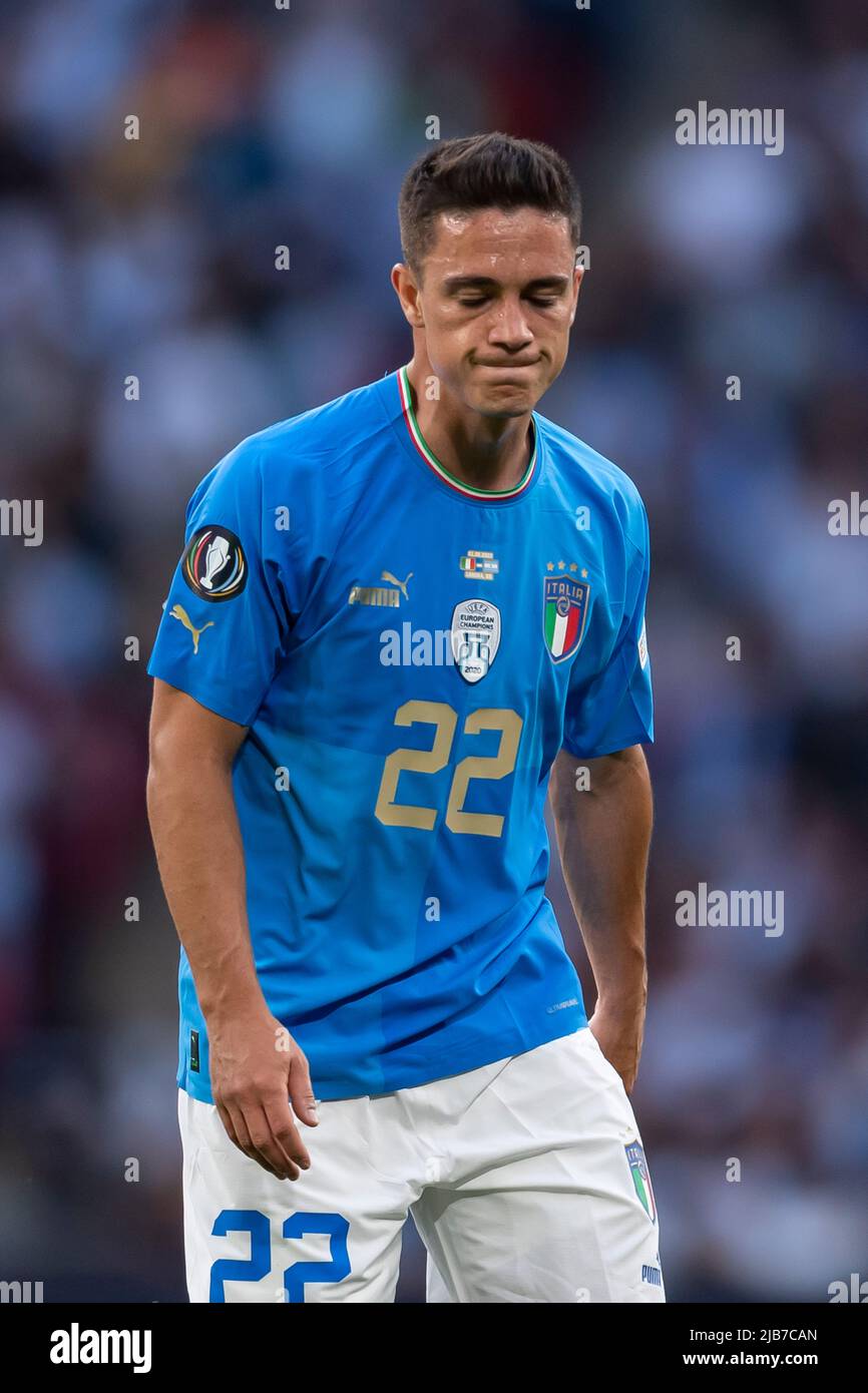 Giacomo Raspadori (Italy) during the Uefa Champions League match ...
