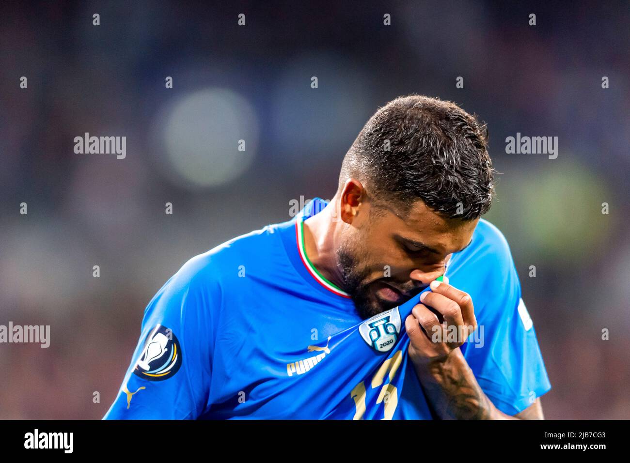Emerson Palmieri (Italy) during the Uefa Champions League match between Italy 0-3 Argentina at ...