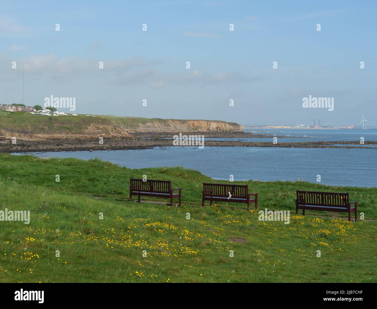 northern england with the city of Newcastle Stock Photo - Alamy