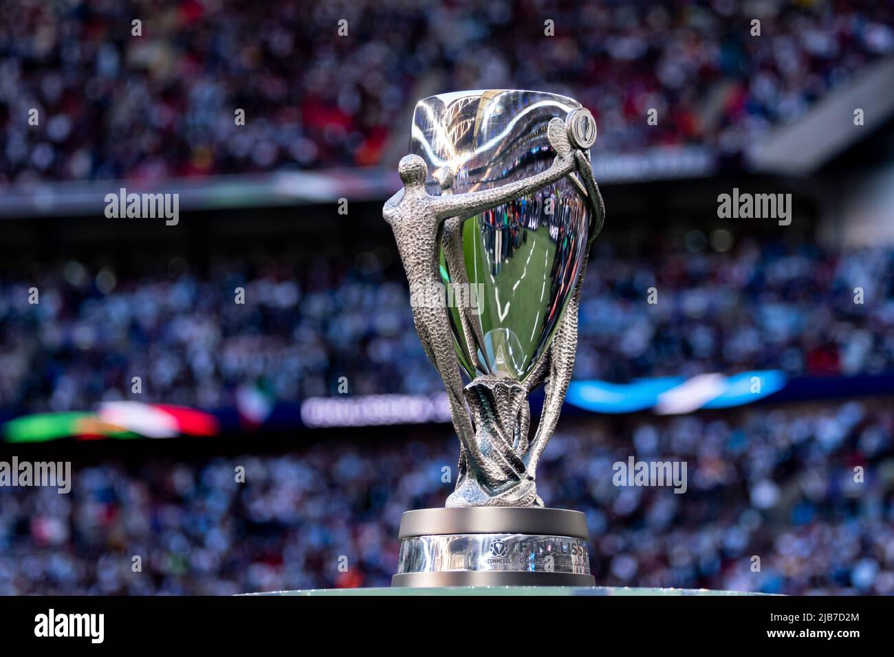 Uefa Finalissima Trophy during the Uefa Champions League match between ...