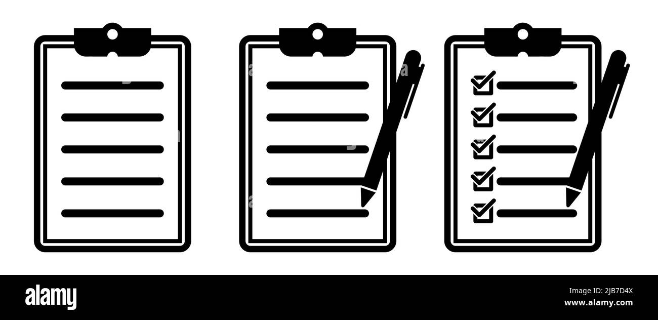 Clipboard check mark hi-res stock photography and images - Alamy