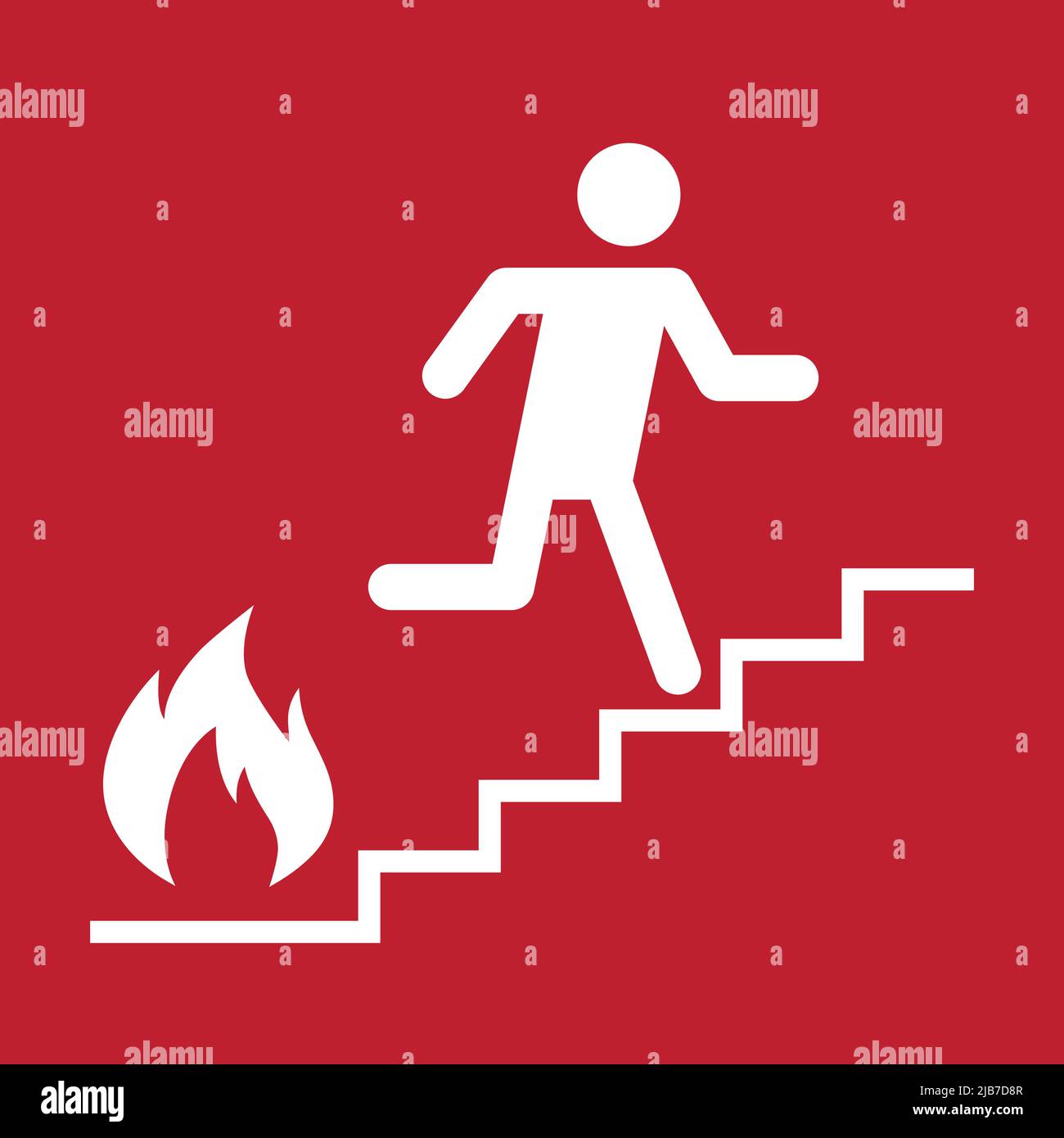 Label Fire extinguisher Sign on red background Stock Vector Image & Art ...