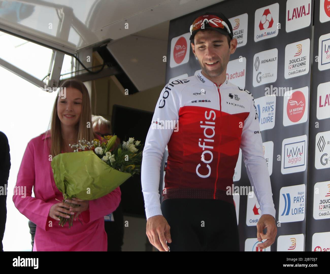 THOMAS Benjamin of Cofidis during the Boucles de la Mayenne 2022, UCI ...