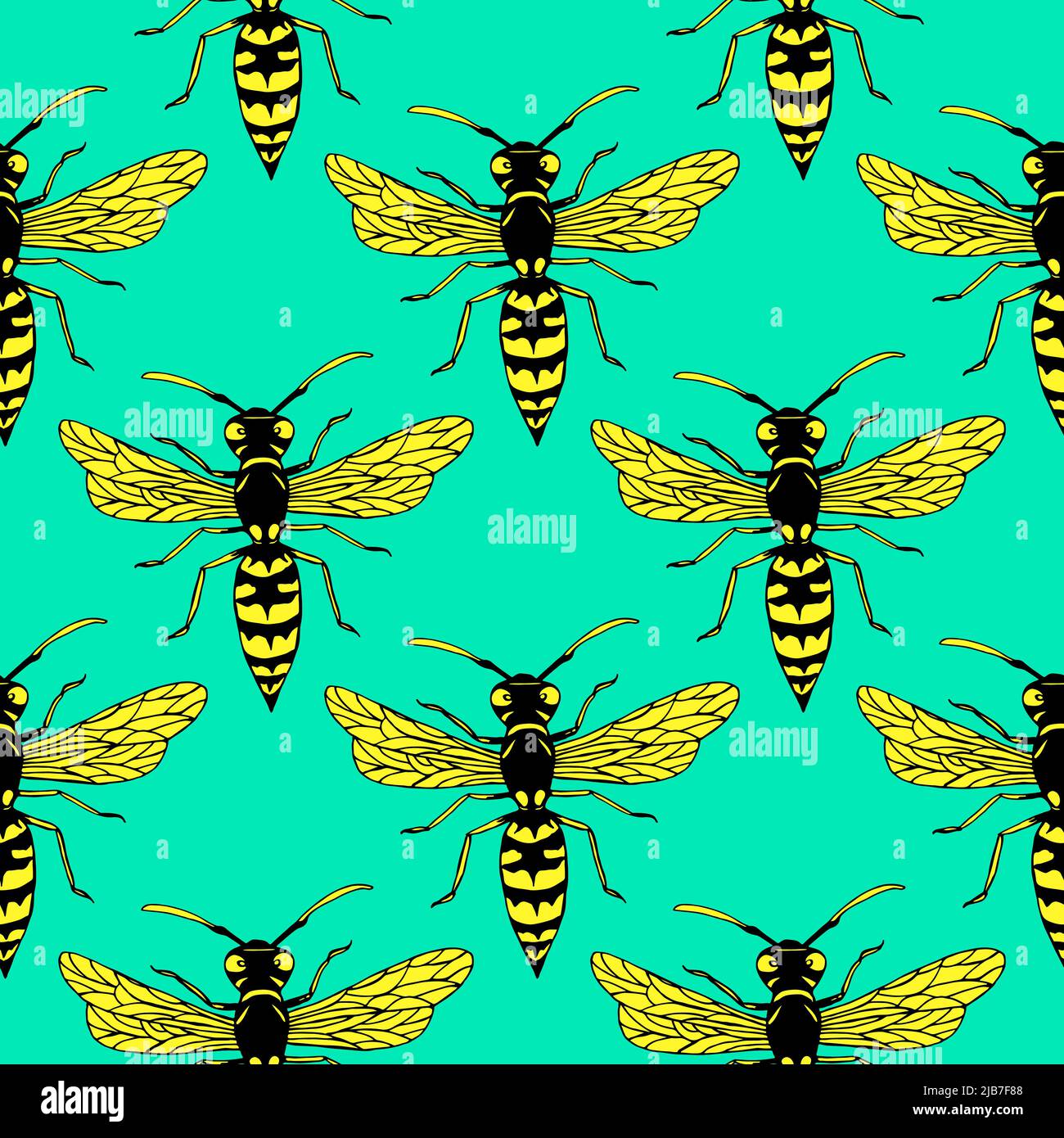 Summer wasps Stock Vector Images - Alamy