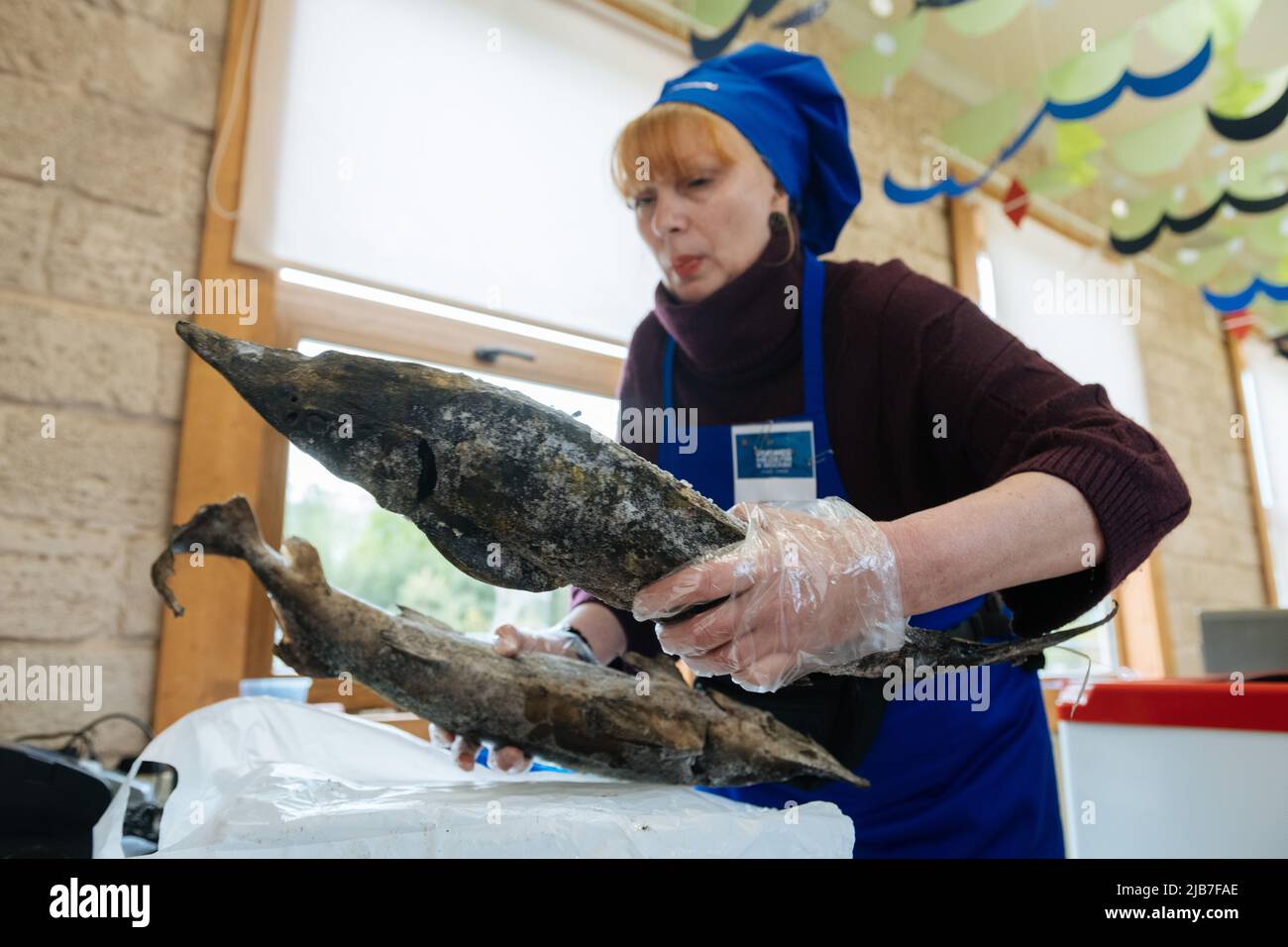 May 28, 2022. - Russia, Moscow. - The 2022 Fish Week food festival ...