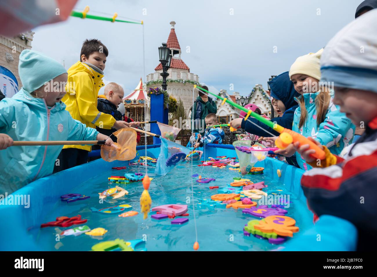May 28, 2022. - Russia, Moscow. - The 2022 Fish Week food festival ...