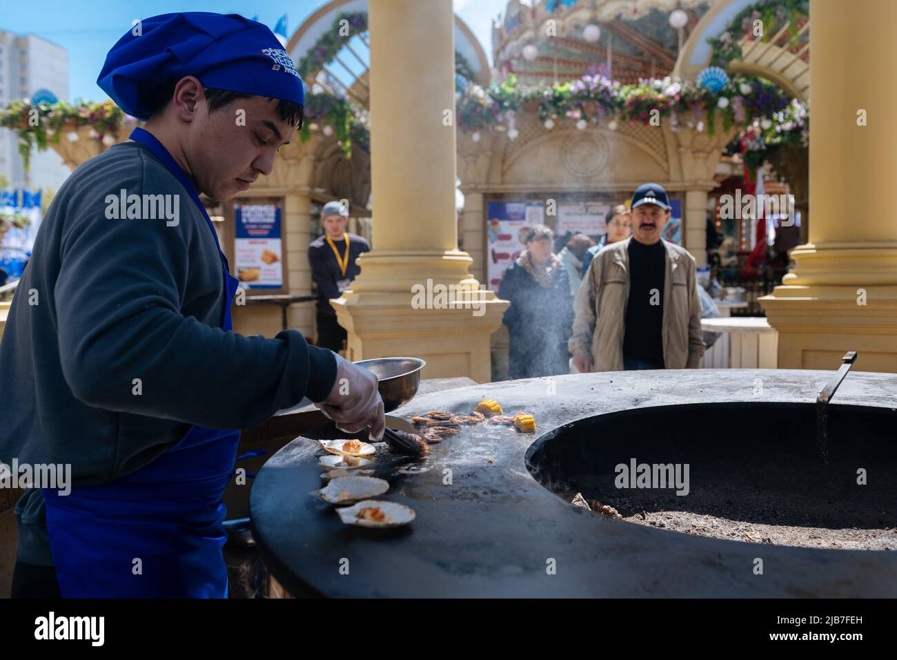 May 28, 2022. - Russia, Moscow. - The 2022 Fish Week food festival ...