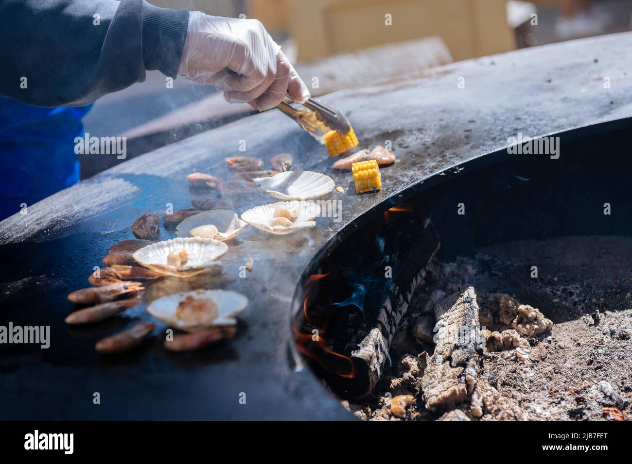 May 28, 2022. - Russia, Moscow. - The 2022 Fish Week food festival ...