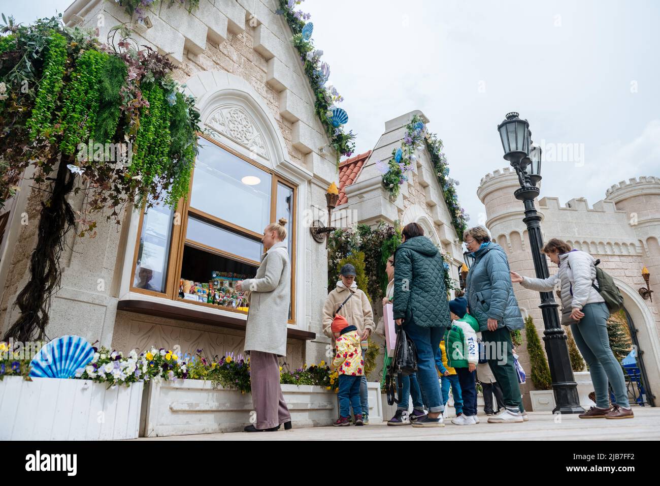 May 28, 2022. - Russia, Moscow. - The 2022 Fish Week food festival ...