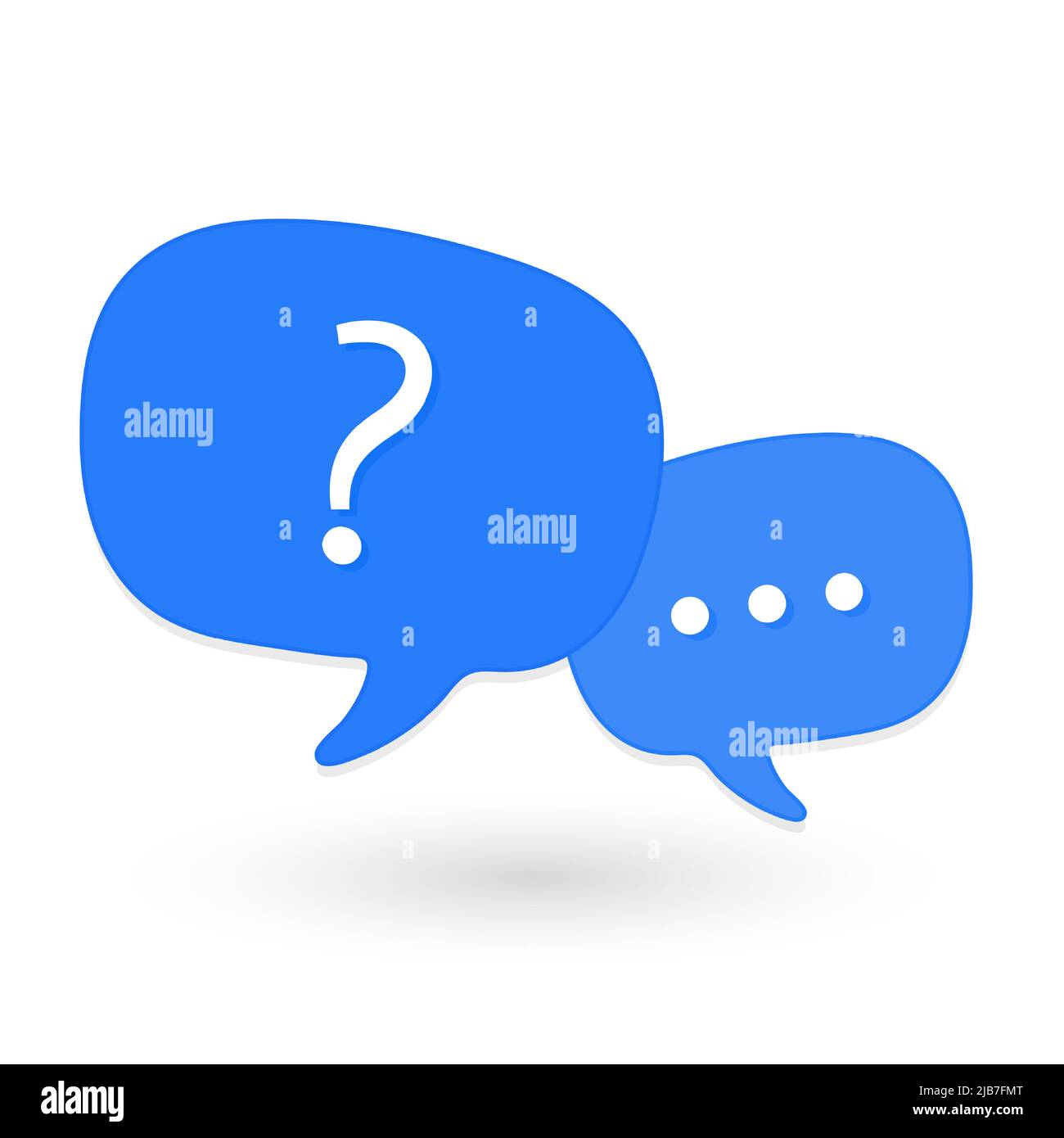 Questions and answers icon. Question support icon or logo isolated sign ...