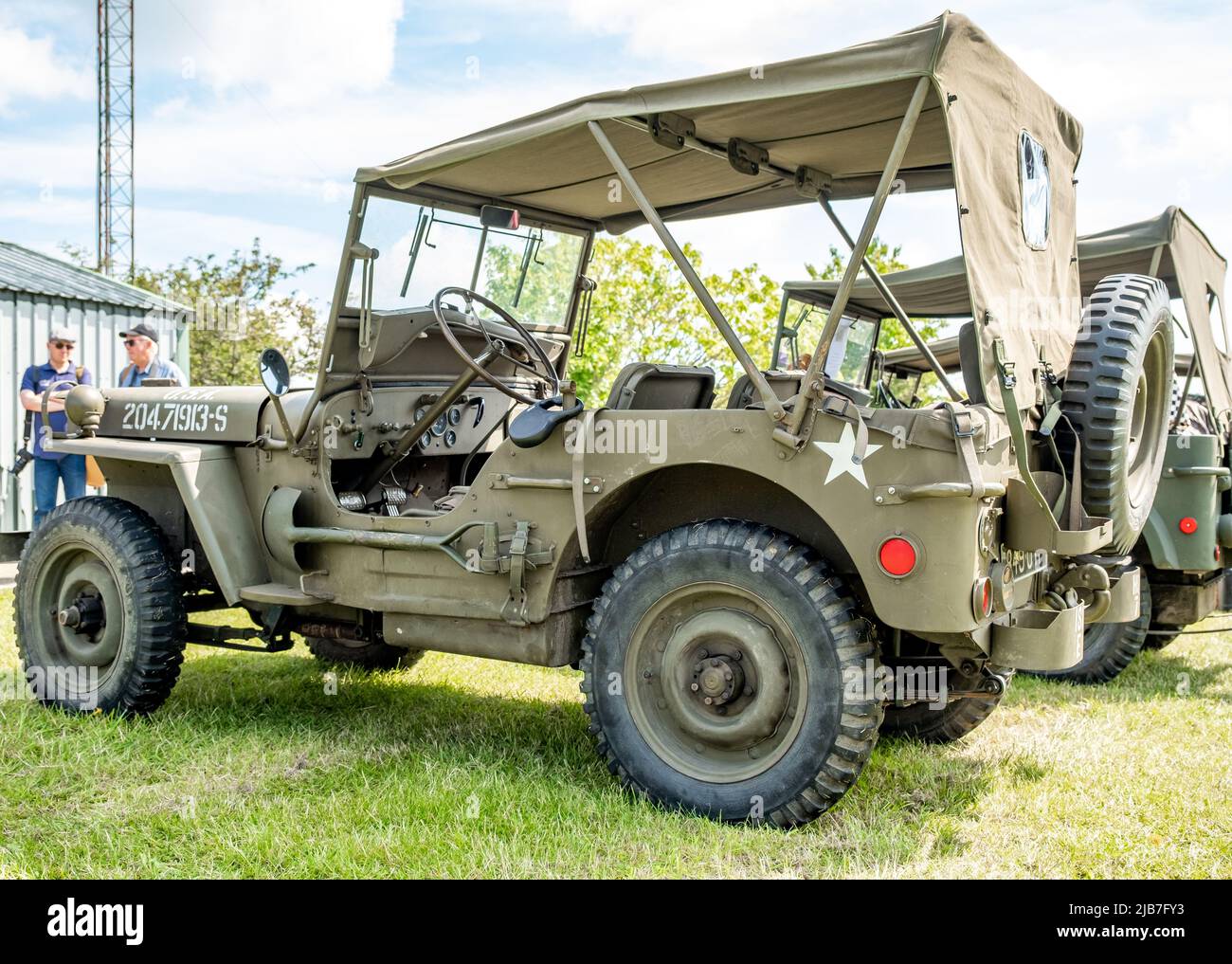 East Kirkby, Lincolnshire, UK – June 02 2022. World War 2 re-enactment ...