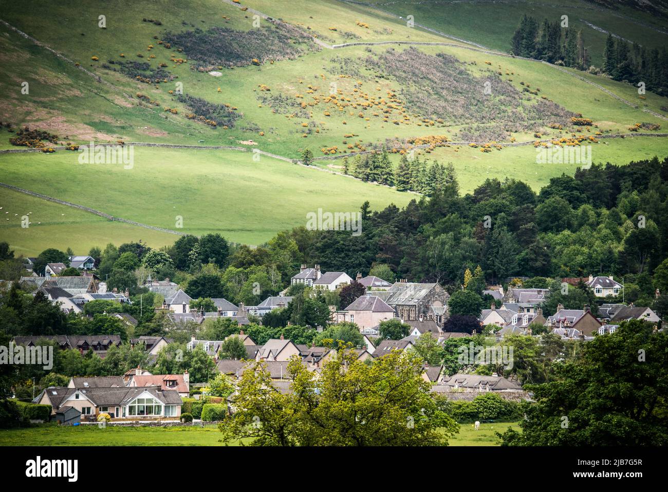 Innerleithen, Scotland, United Kingdom Stock Photo - Alamy