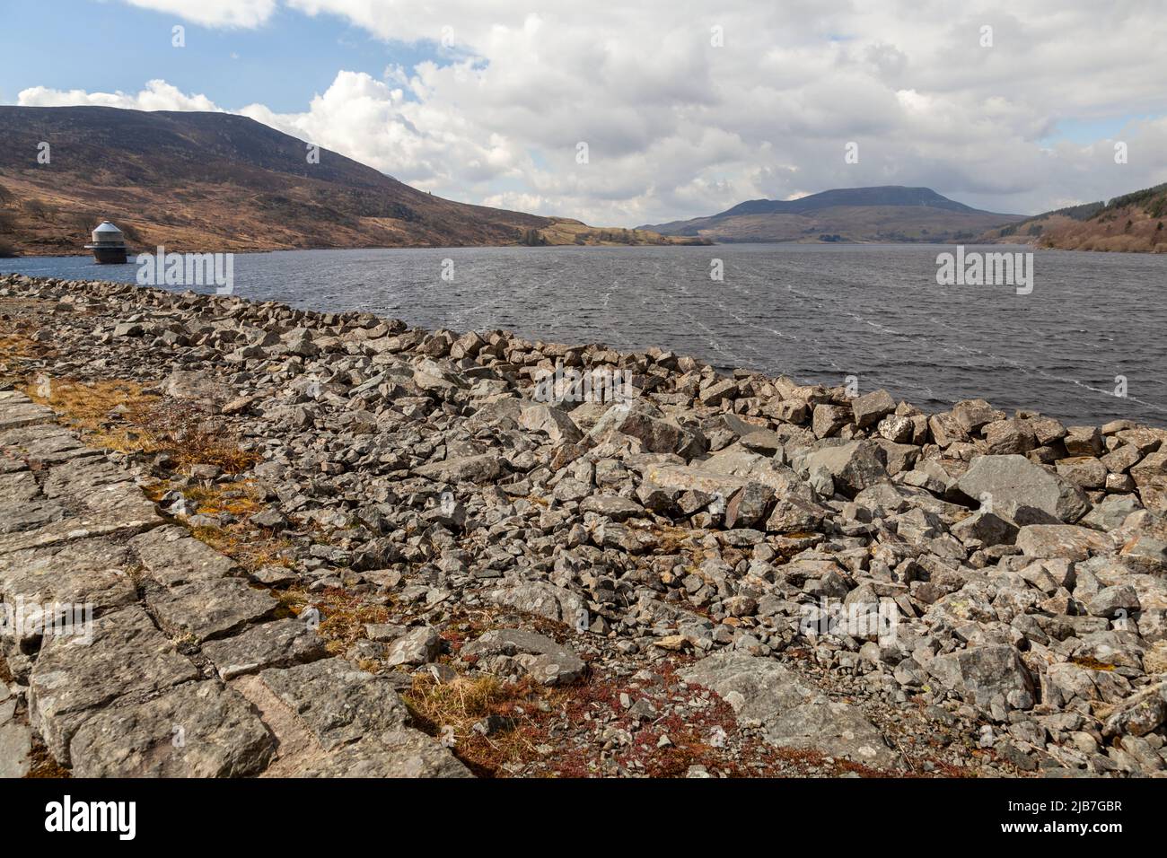 LLyn Celyn reservoir that supplys drinking water to Liverpool and ...