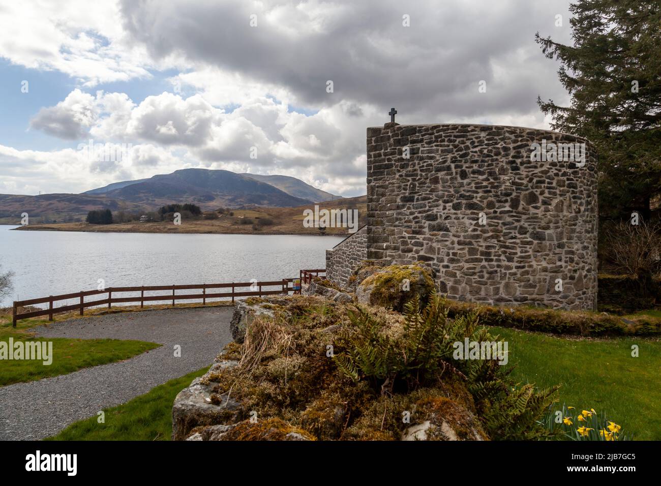 The Memorial Chapel that was built when the village of Capel Celyn was ...