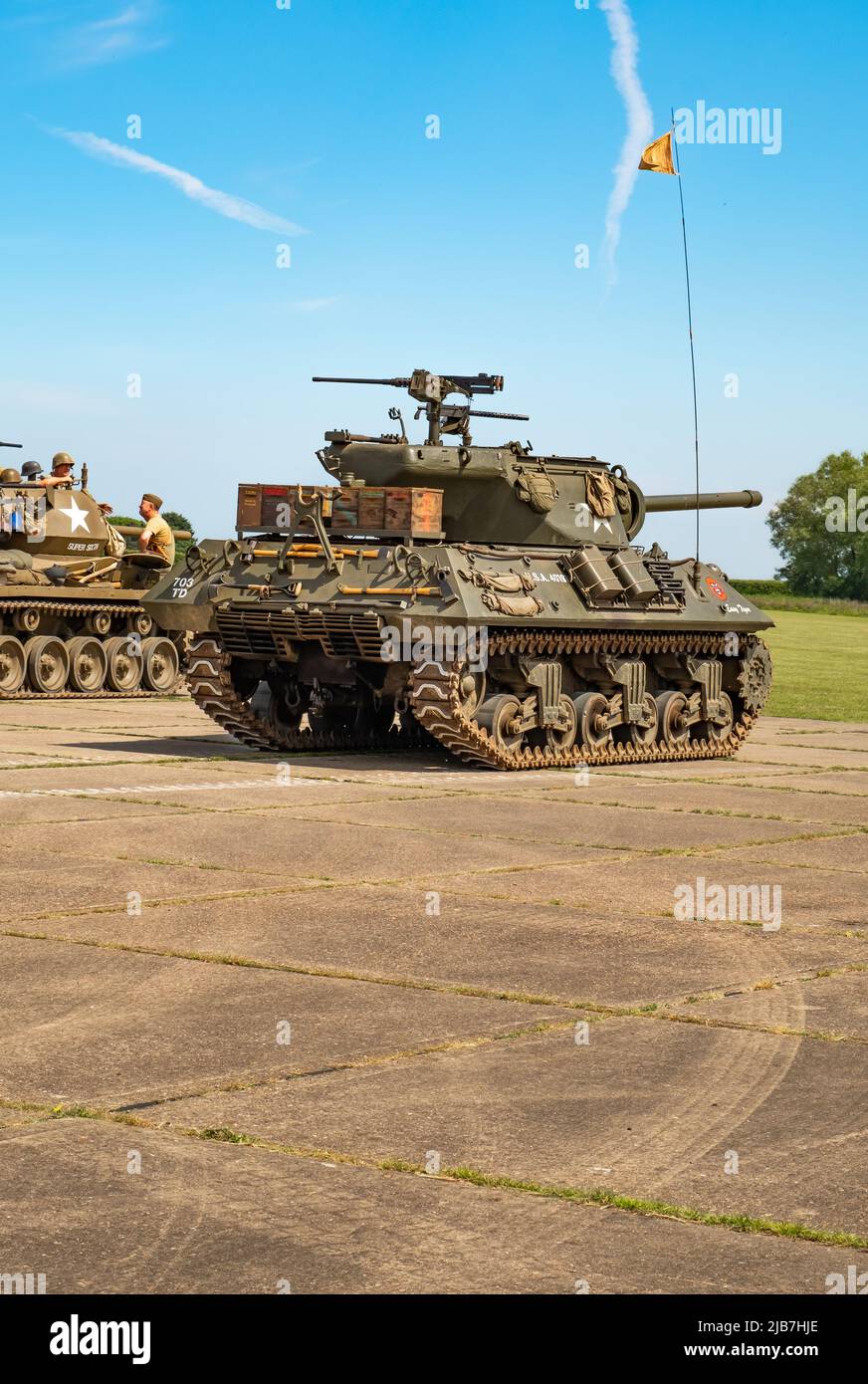 East Kirkby, Lincolnshire, UK – June 02 2022. World War 2 re-enactment ...