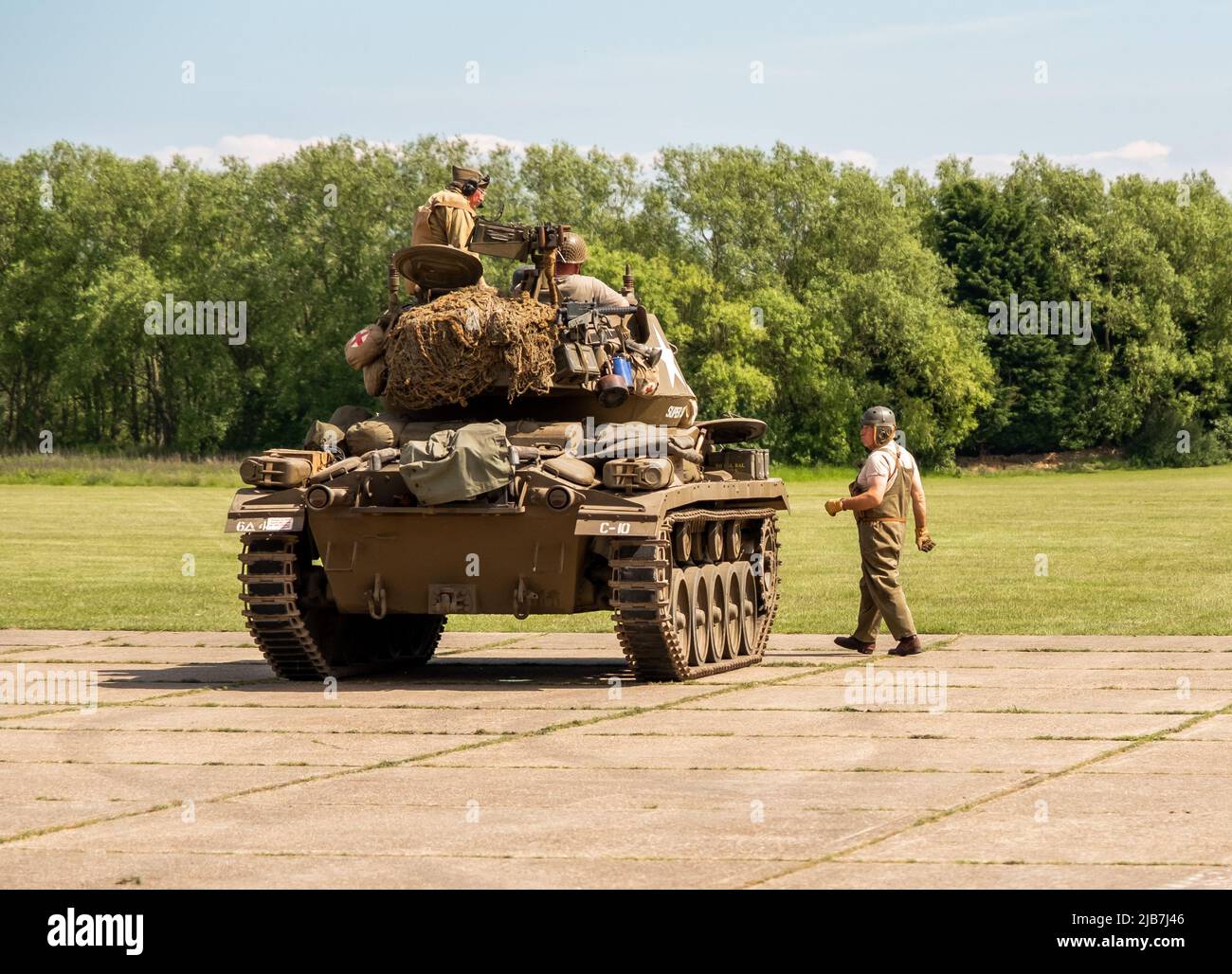 East Kirkby, Lincolnshire, UK – June 02 2022. World War 2 re-enactment ...