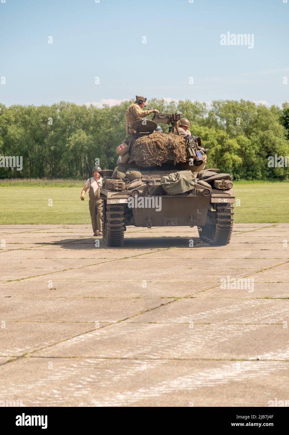 East Kirkby, Lincolnshire, UK – June 02 2022. World War 2 re-enactment ...