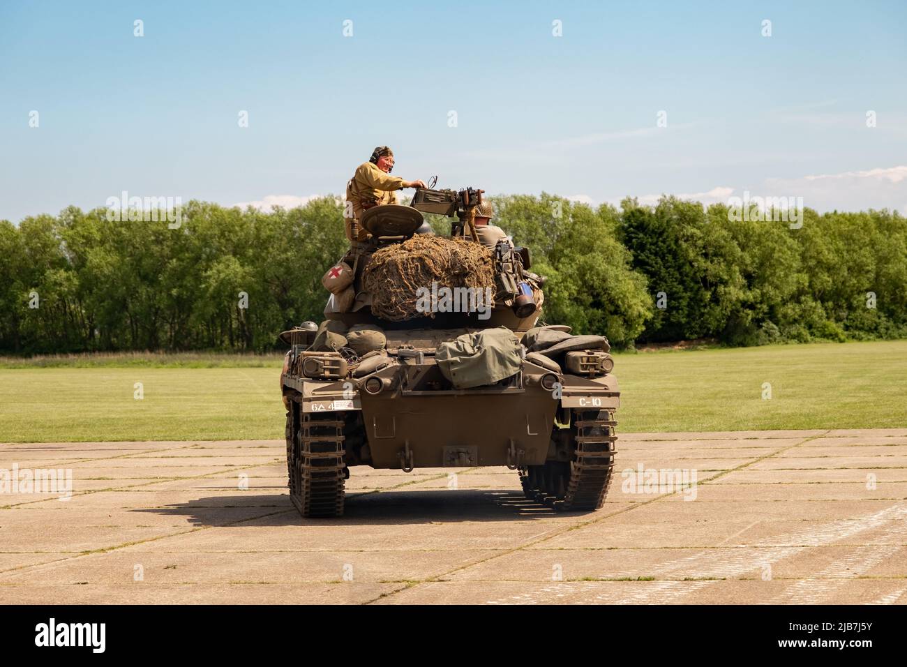 East Kirkby, Lincolnshire, UK – June 02 2022. World War 2 re-enactment ...