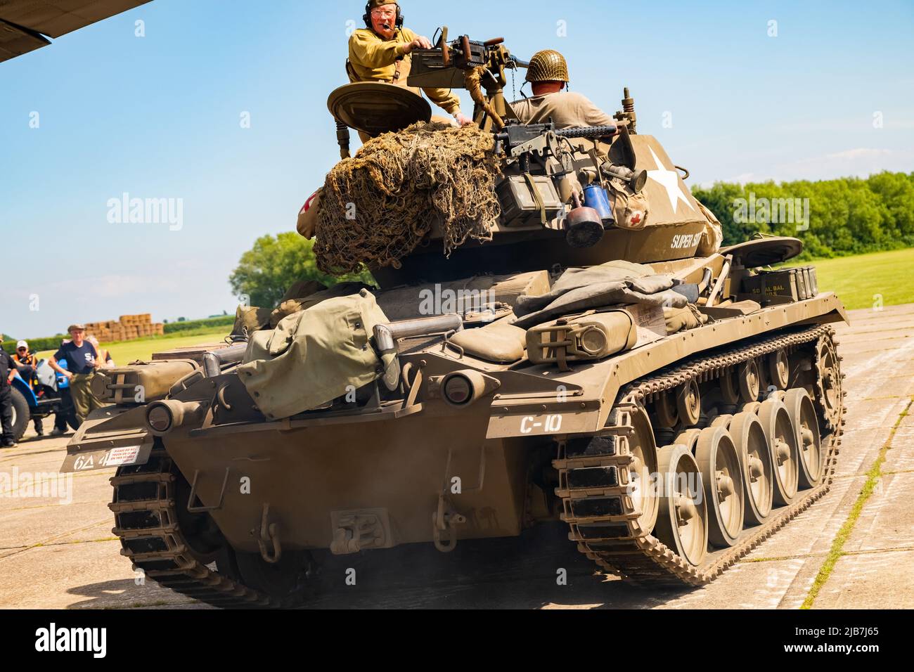 East Kirkby, Lincolnshire, UK – June 02 2022. World War 2 re-enactment ...