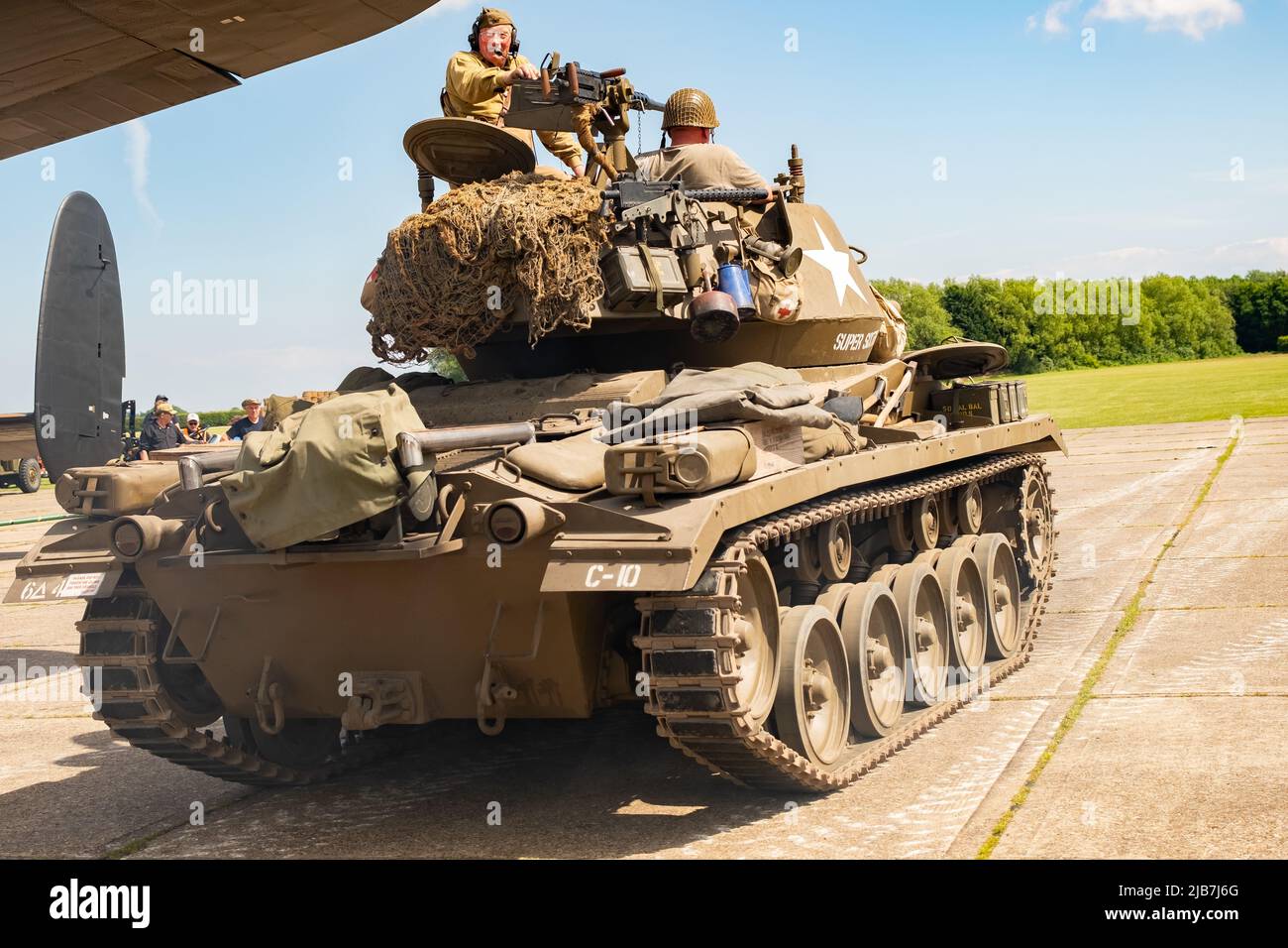 East Kirkby, Lincolnshire, UK – June 02 2022. World War 2 re-enactment ...