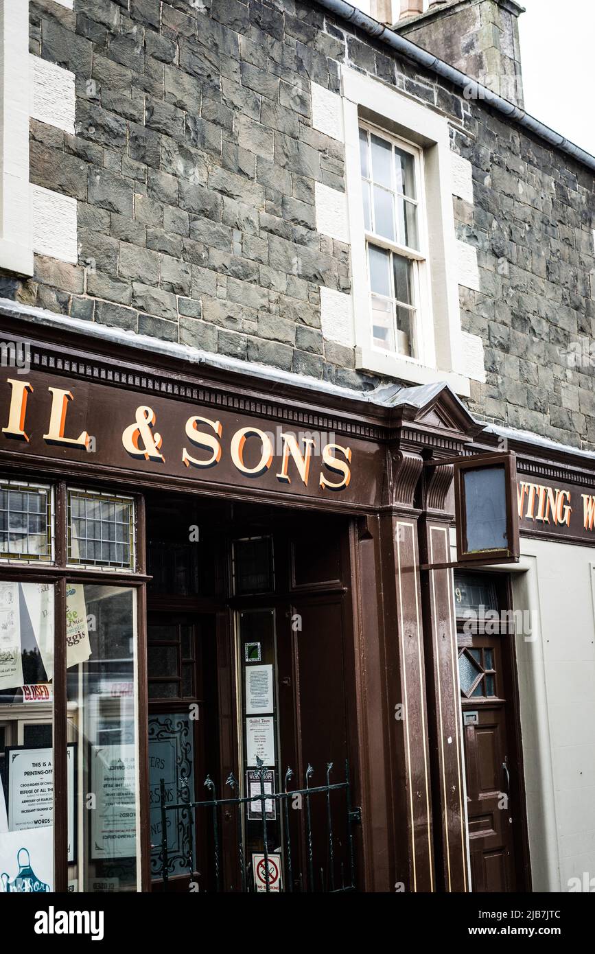 Innerleithen, Scotland, United Kingdom Stock Photo - Alamy