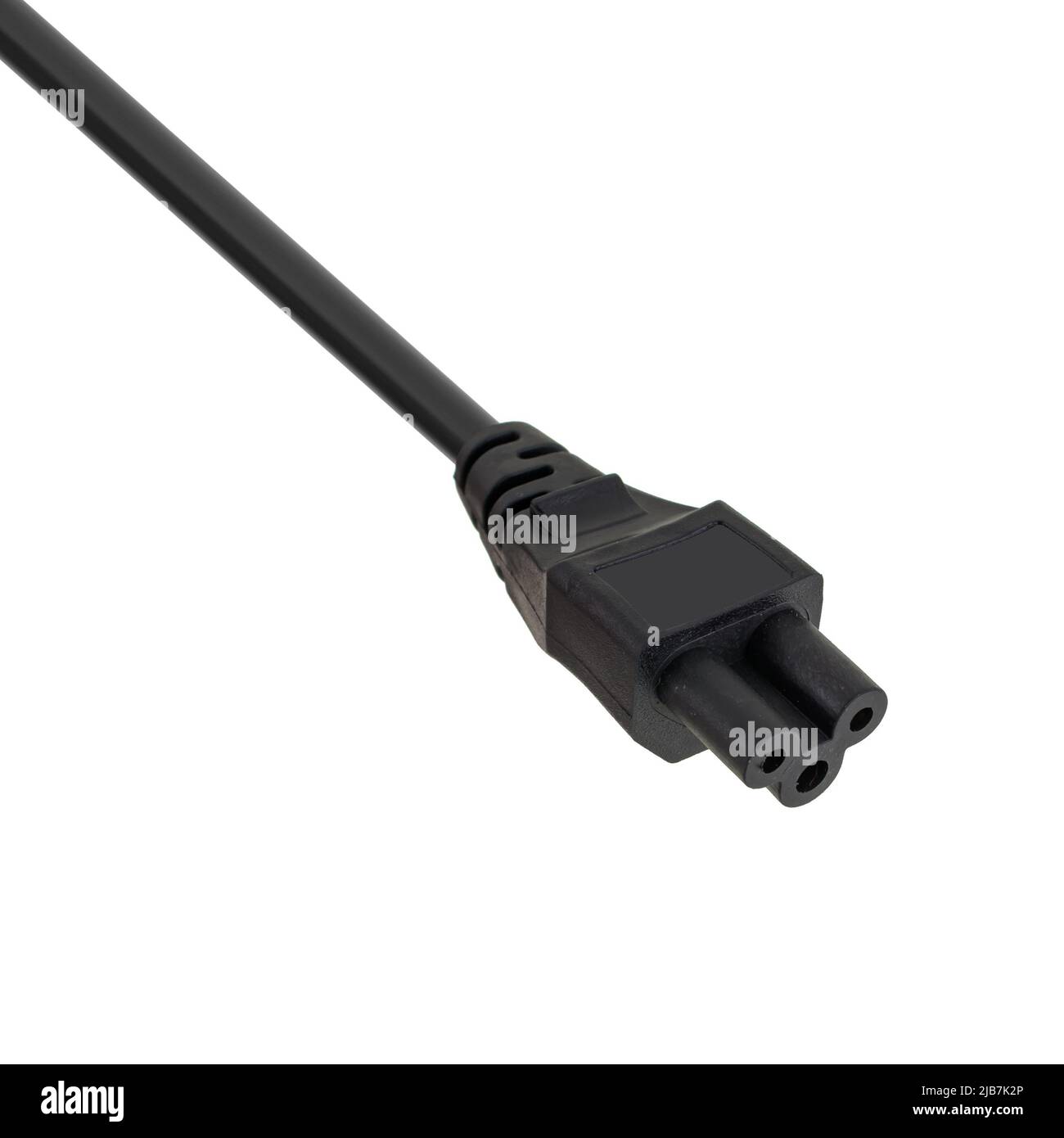 female connector C5 from the IEC series, on a white background Stock ...