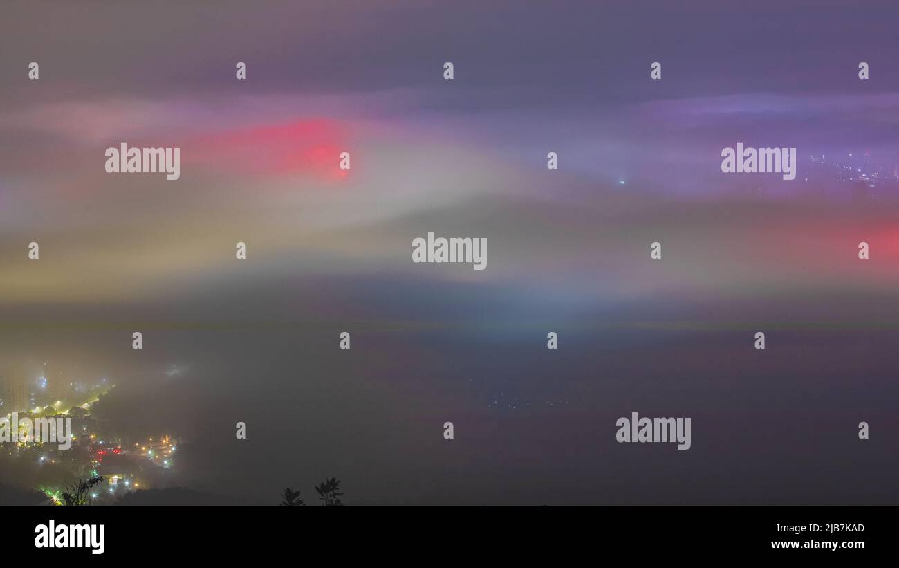 NINGBO, CHINA - JUNE 2, 2022 - The urban area of Ninghai county is ...