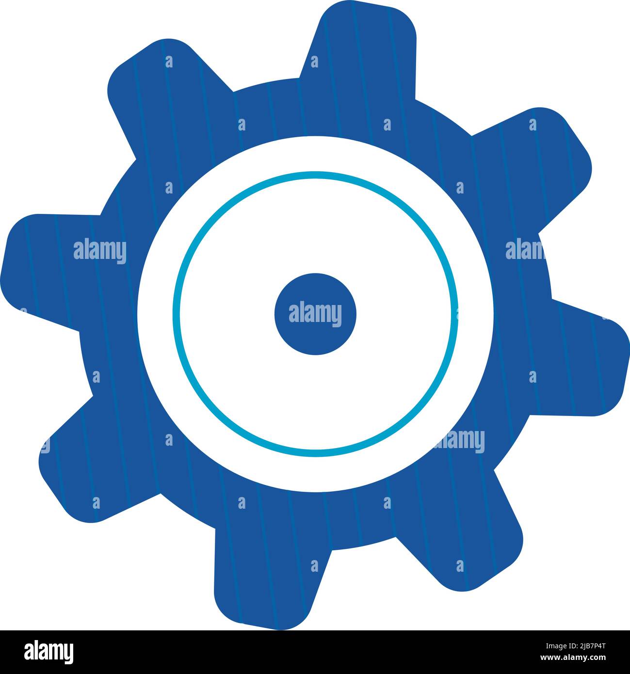 blue gear cog Stock Vector Image & Art - Alamy