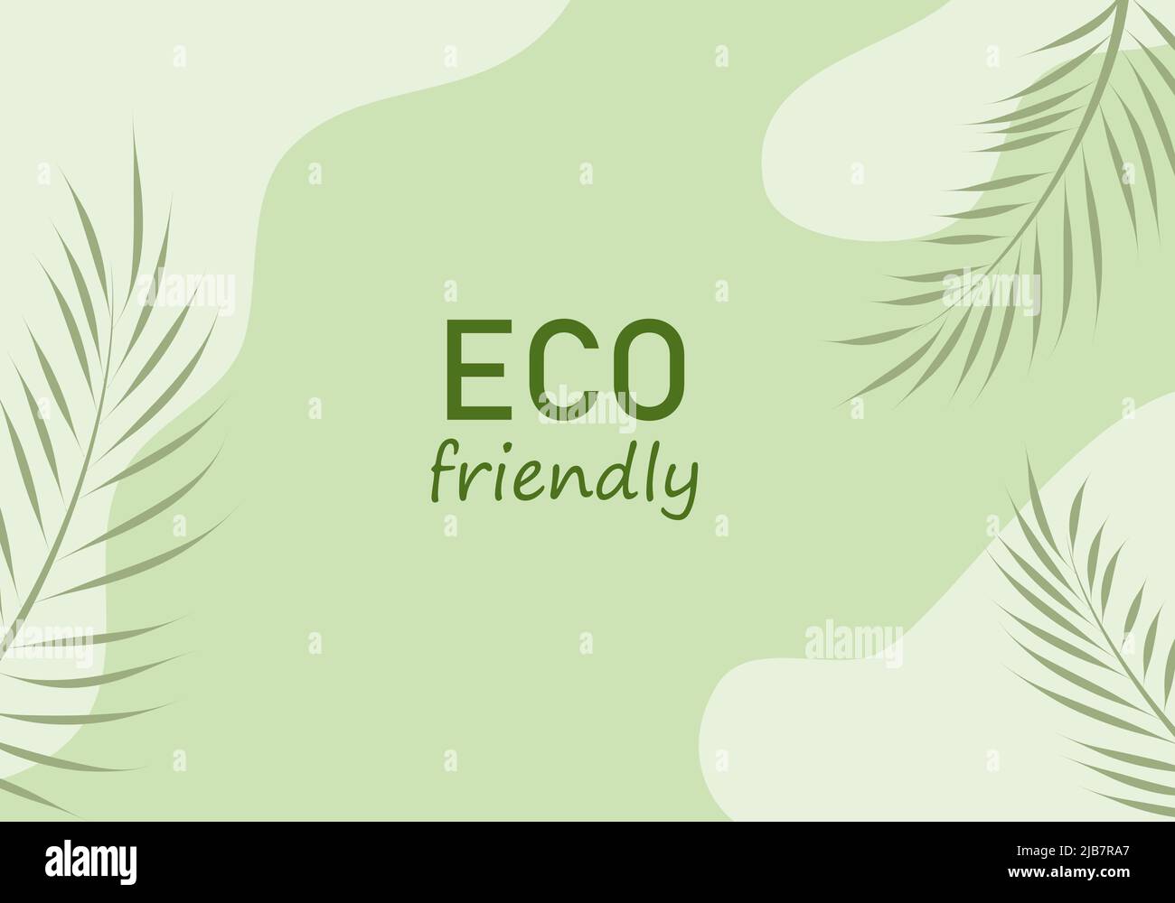 Organic eco vector design with abstract elements and branches. Eco ...