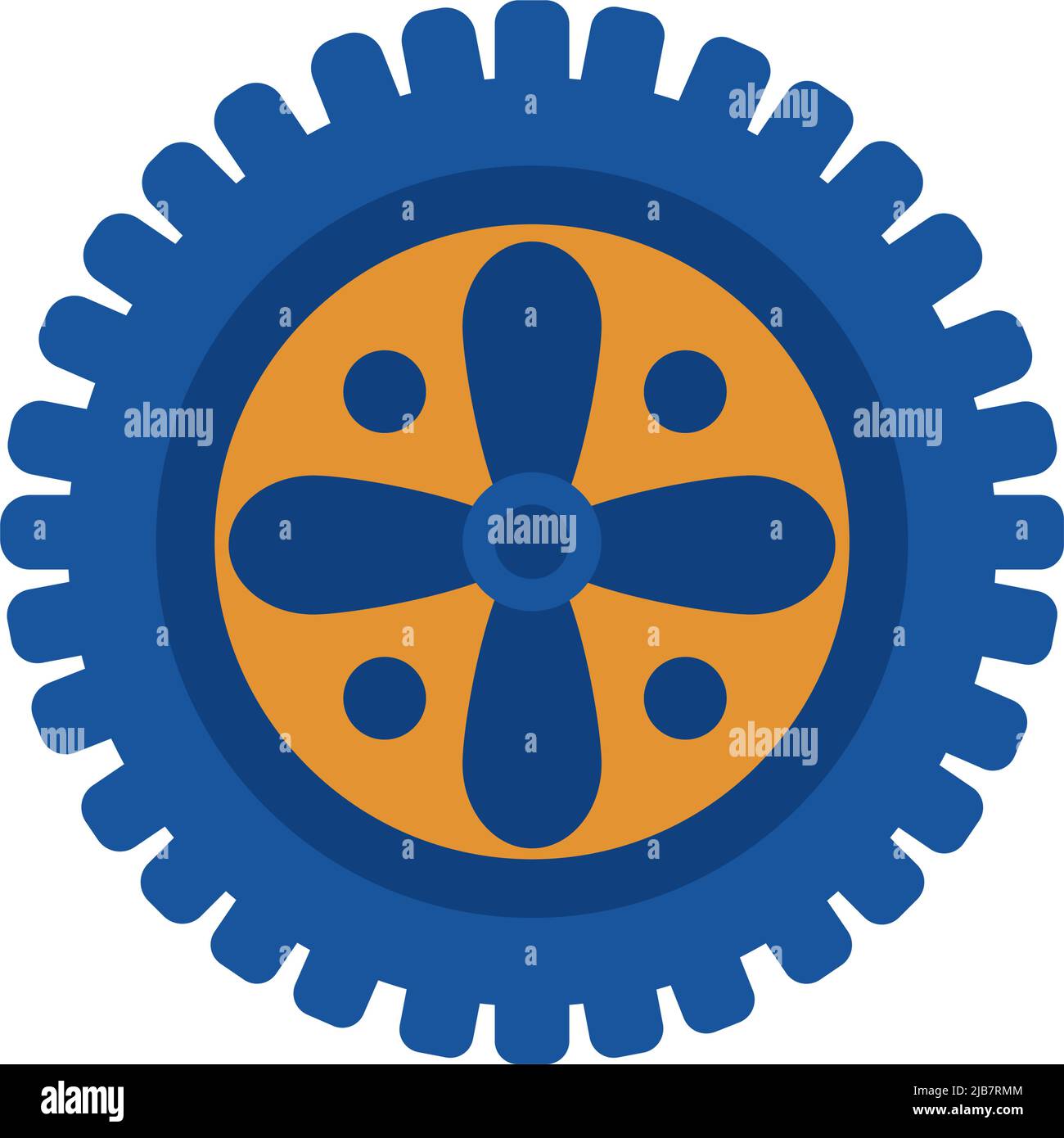 yellow and orange gear Stock Vector Image & Art - Alamy