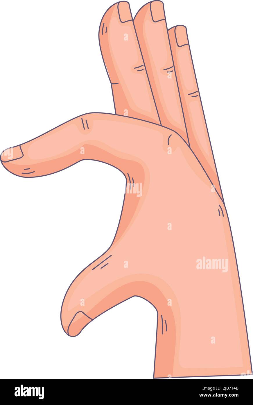 hand human signal Stock Vector Image & Art - Alamy