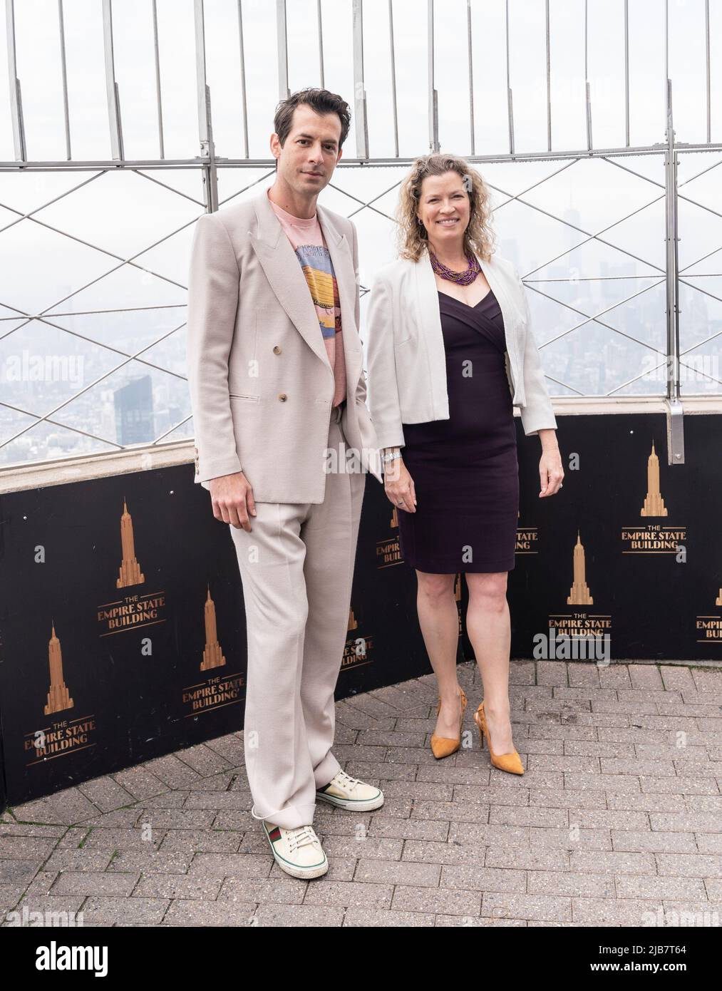 New York, NY - June 3, 2022: DJ Mark Ronson and Emma Wade-Smith ...