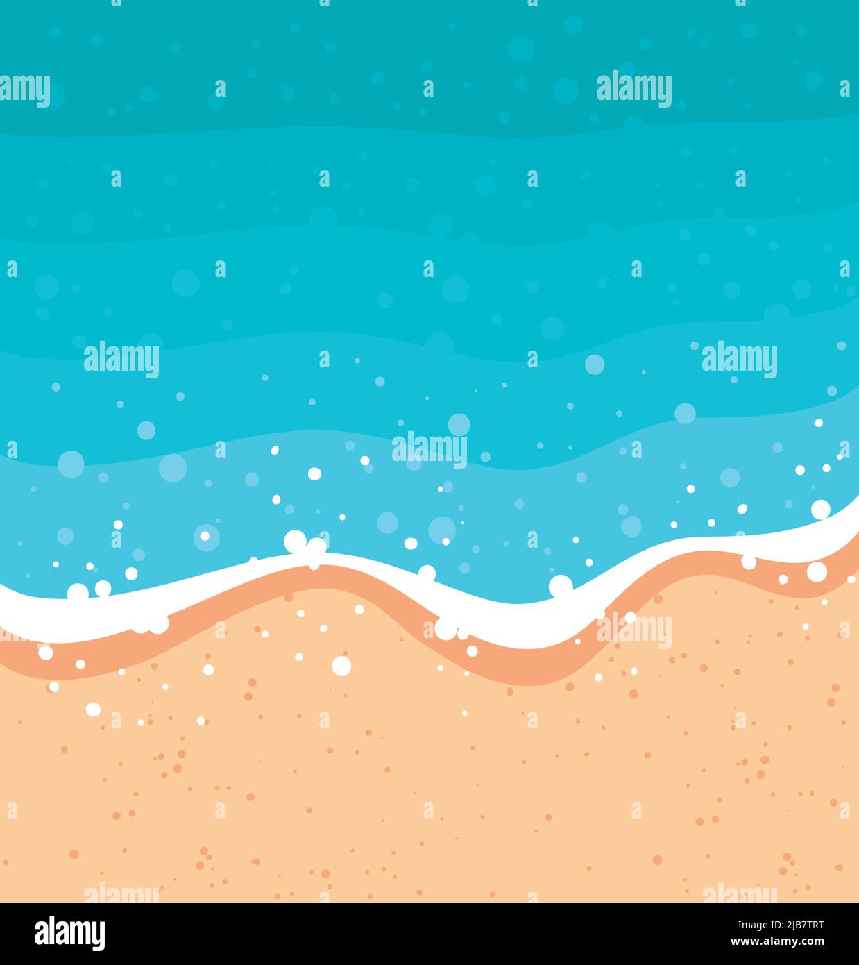 beach airview scene Stock Vector Image & Art - Alamy