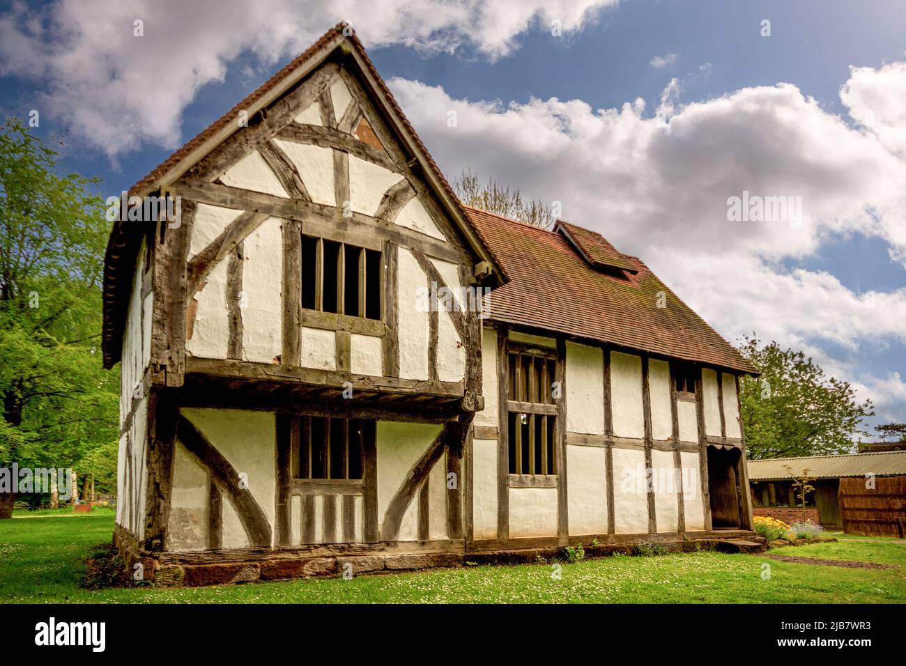 Historical buildings at Avoncroft Museum, Bromsgrove, Worcestershire ...