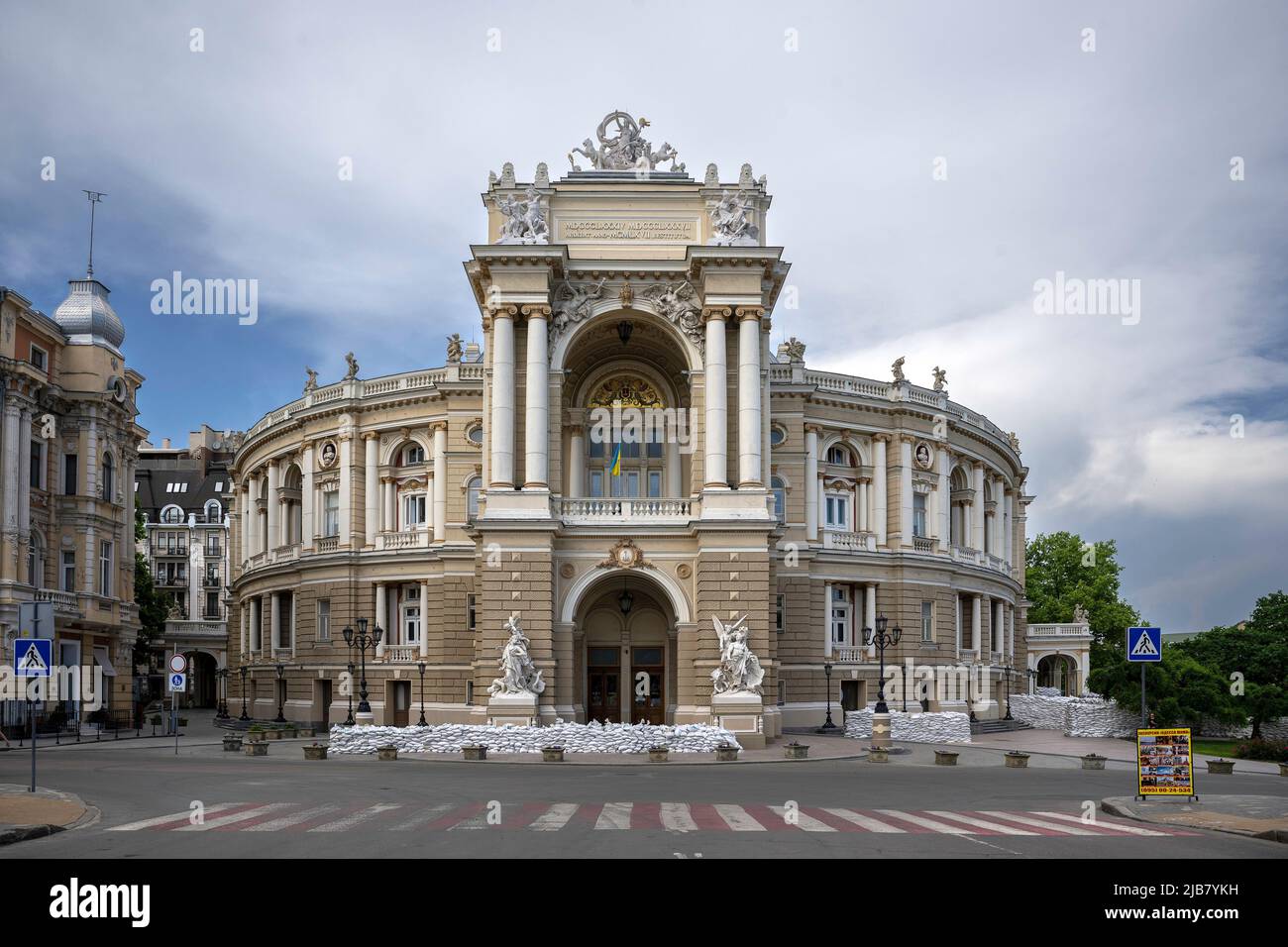 June 2, 2022: Odessa's National Academic Theatre of Opera and Ballet ...