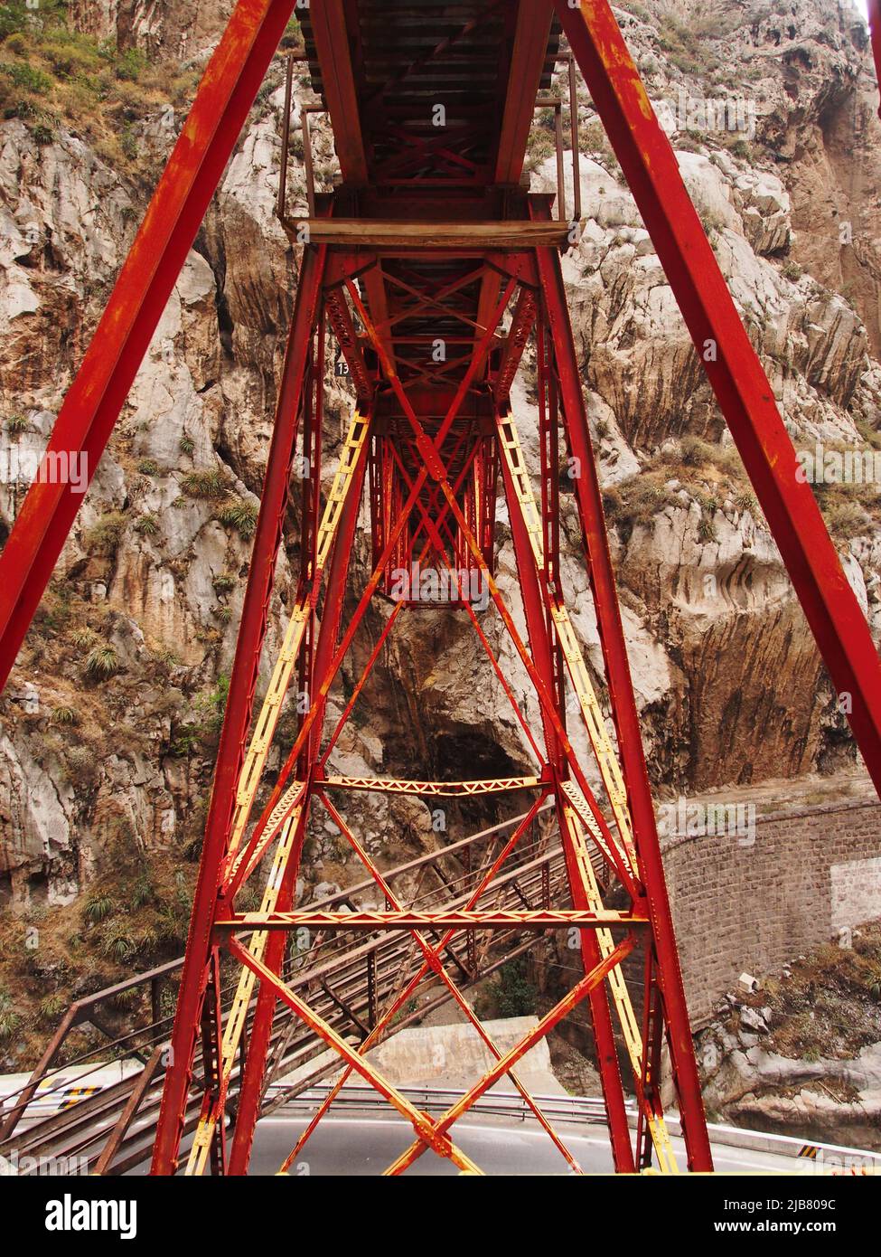 Central andean railway hi-res stock photography and images - Alamy