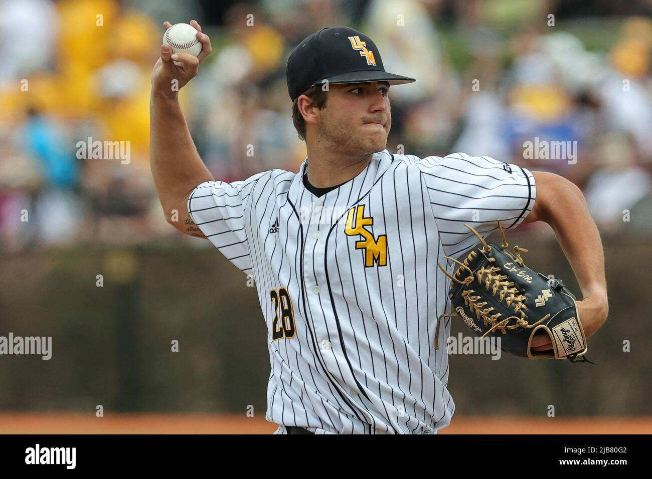 Mississippi, USA. 03rd June, 2022. Jun 3, 2022: Southern Miss. pitcher ...