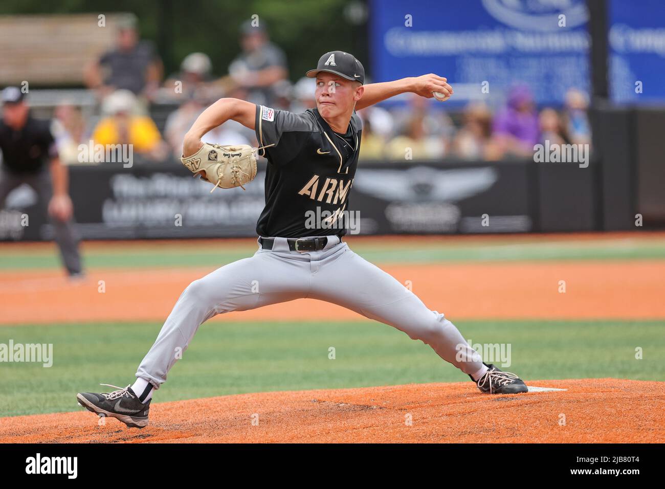 Mississippi, USA. 03rd June, 2022. Jun 3, 2022: Army West Point pitcher ...