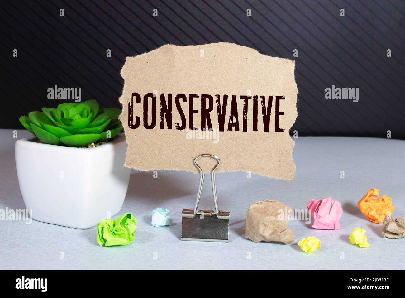 conservative word in a dictionary. conservative concept Stock Photo - Alamy